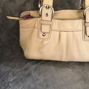 Coach | Bags | Coach Handbag Ivory M949f3732 | Poshmark